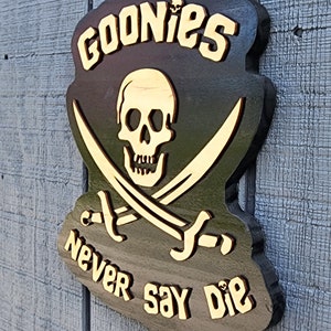 Goonies Never Say Die Wall Sign - Etsy