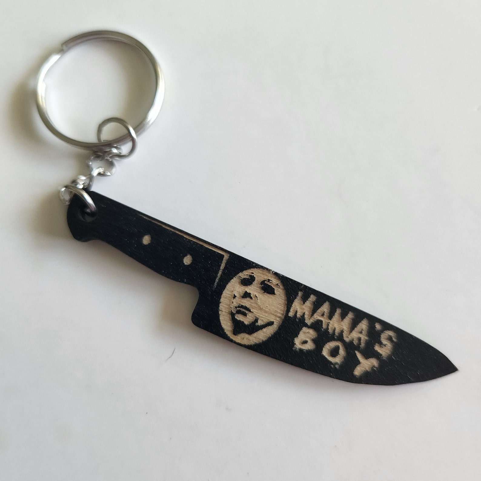 Momma's Boy, Michael Myers Inspired Keychain - Etsy