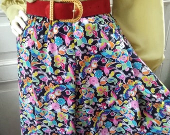 Multi Colored Skirt | Etsy