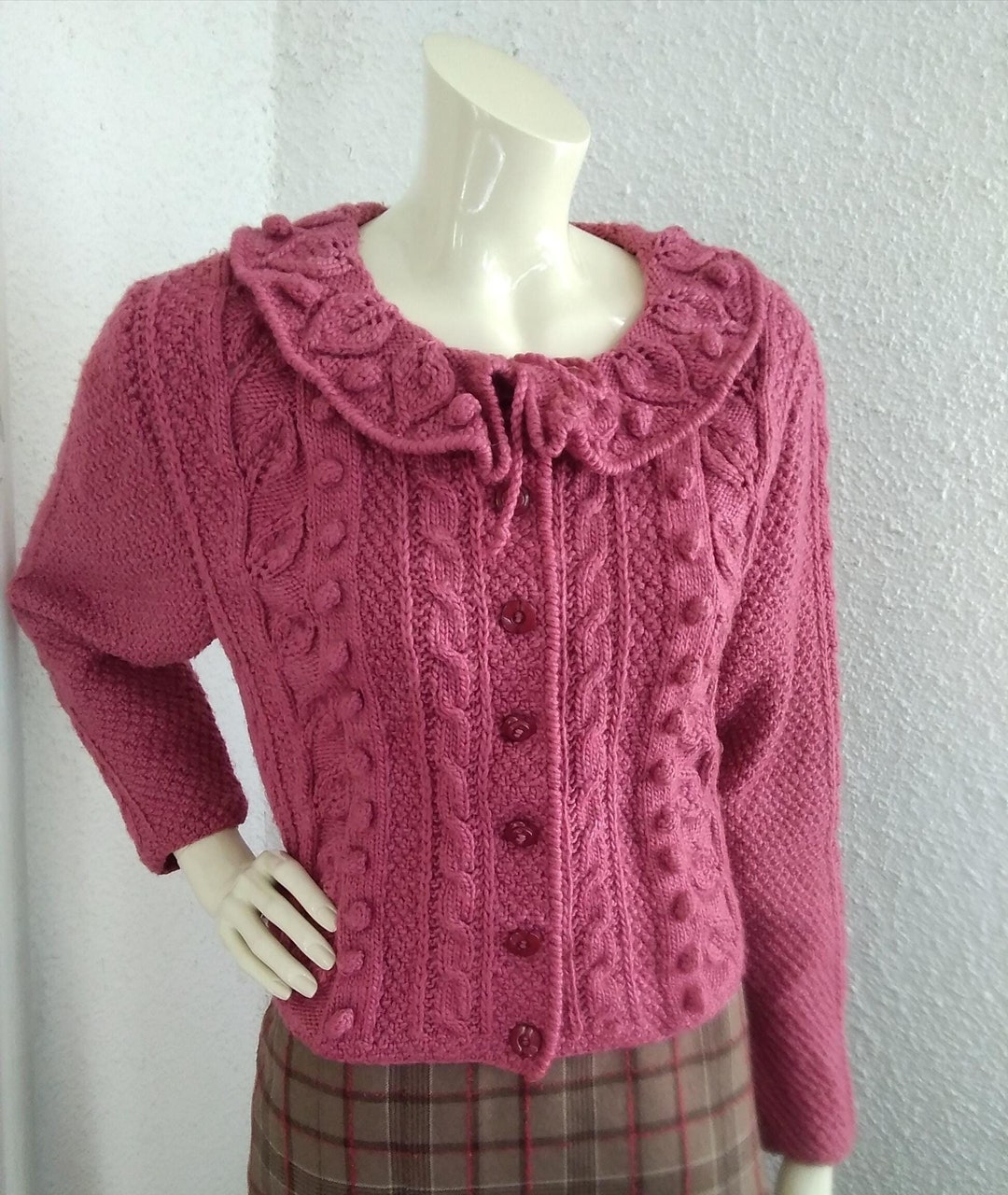 80s Folk Cardigan Traditional Peasant Cardigan Austrian Cardigan ...