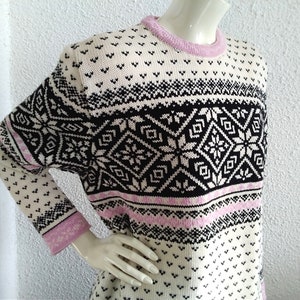 90s STEFFNER Wool Sweater Norwegian Style Winter Pullover - Etsy