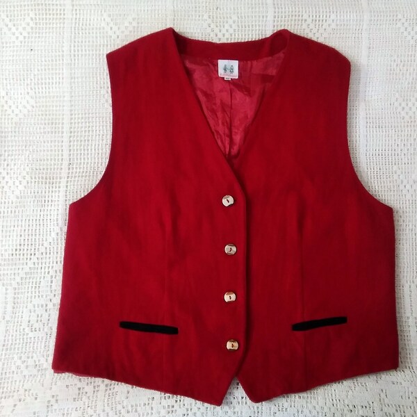 Dark Red Wool - Etsy