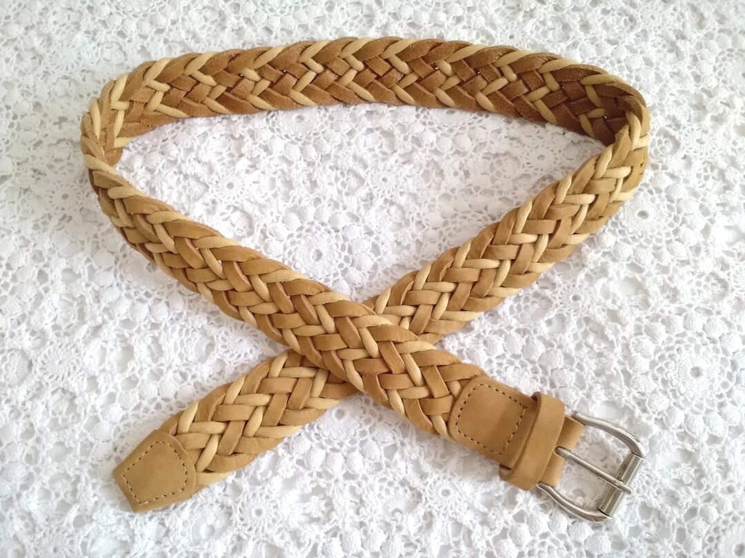 90s Braided Belt Summer Boho Belt Bohemian Belt One Size Belt - Etsy
