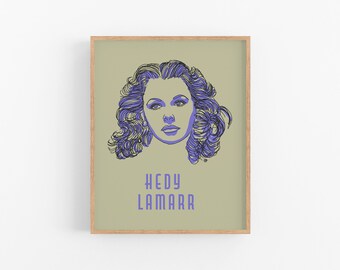 Hedy Lamarr - Etsy