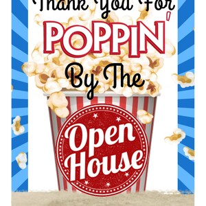Pop by Tags Open House Thank You for Poppin by Popcorn Tag Open House ...