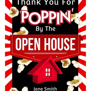 Pop by Tags Open House Thank You for Poppin by Popcorn Tag Open House ...