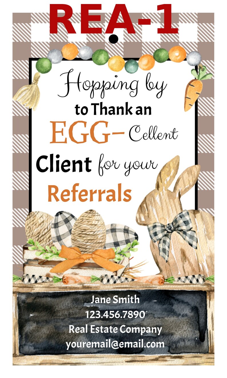 Pop by Tag Easter Referral Tag Easter Pop by Tag Real Estate Easter ...