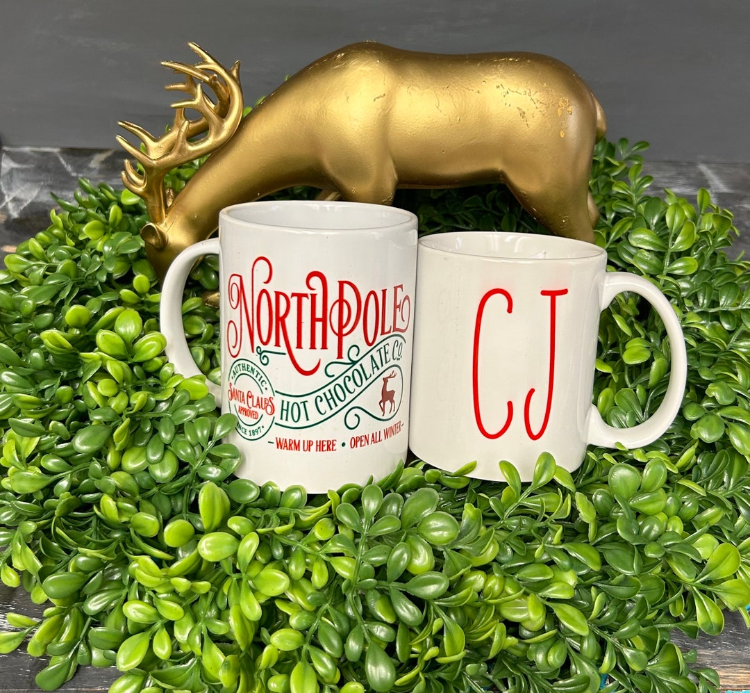 11 Oz Hot Cocoa Christmas Mug, Personalized Hot Chocolate Mug ...