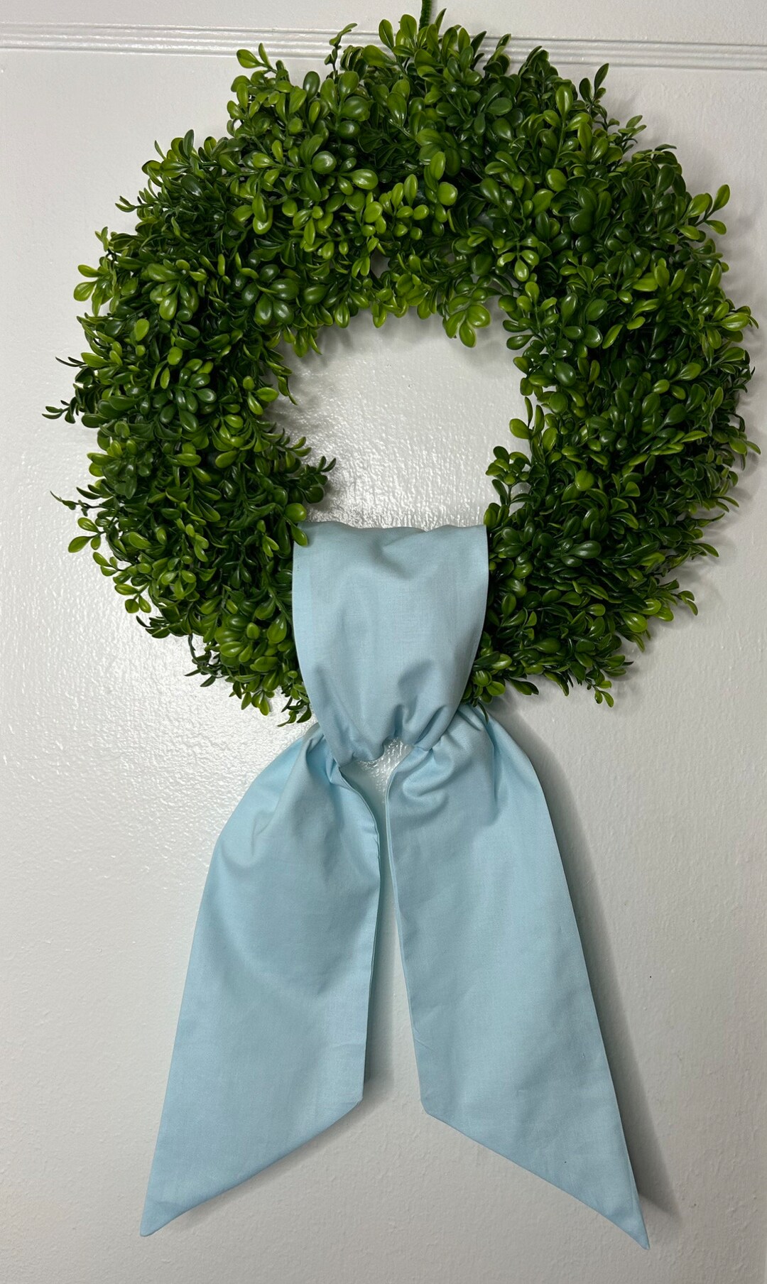 Blank Wreath Sash for Embroidery Sash for Monogram Blank Sash Baby Blue ...