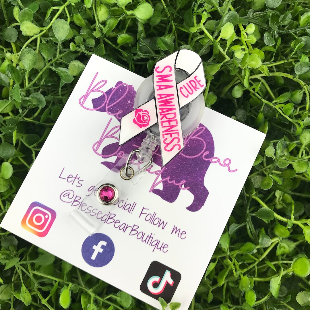 Spinal Muscular Atrophy Awareness Badge Reel | SMA Awareness - Etsy