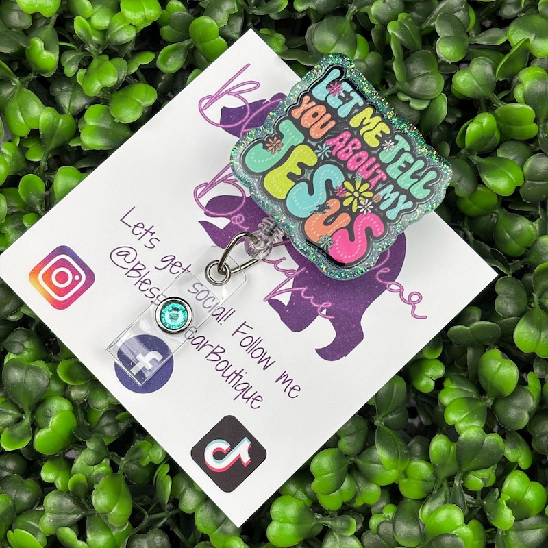 Bible Verse Badge Reel - Etsy