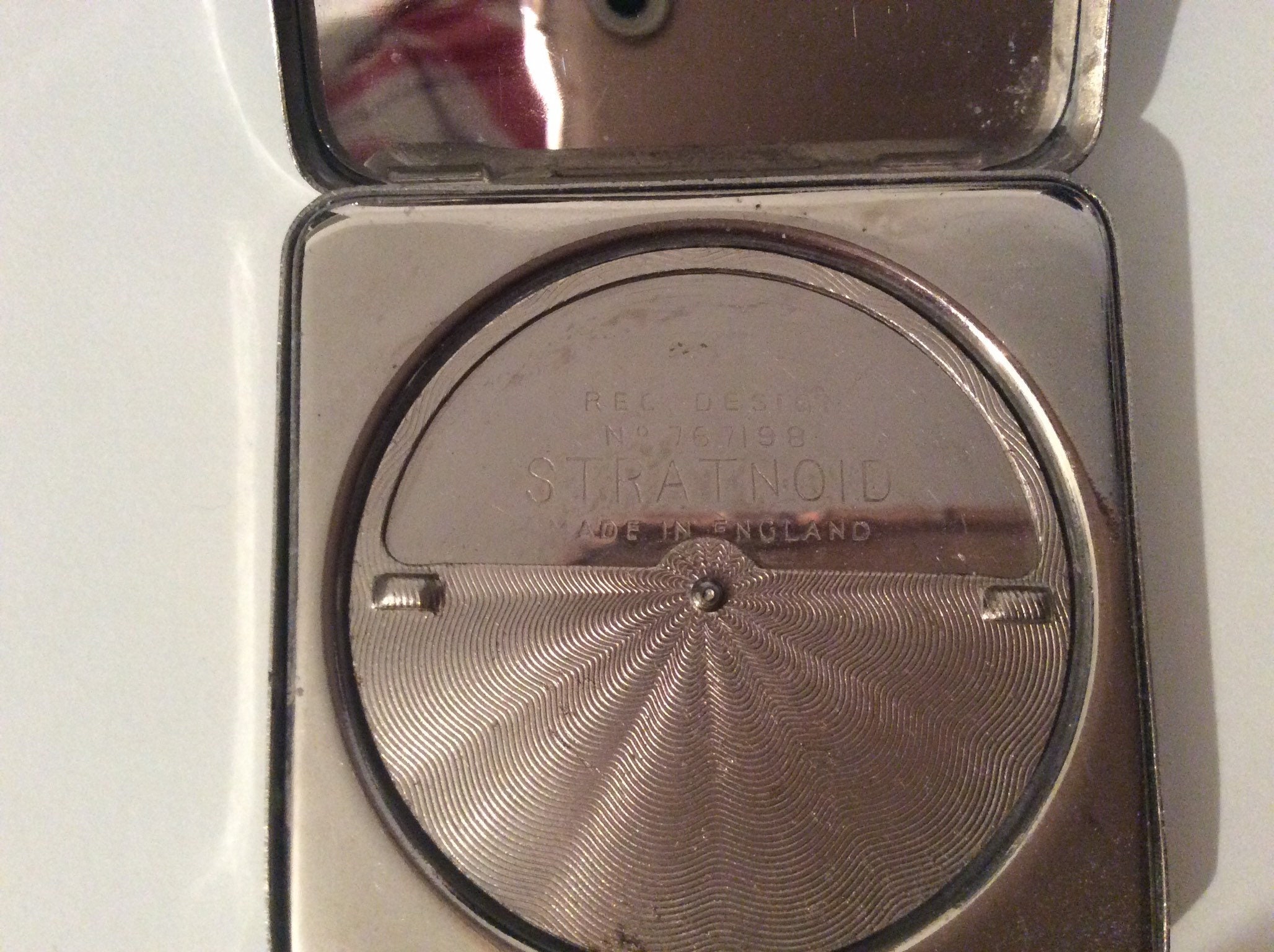 Rare Antique Collectable Vintage 1920s STRATNOID Powder Compact Early ...