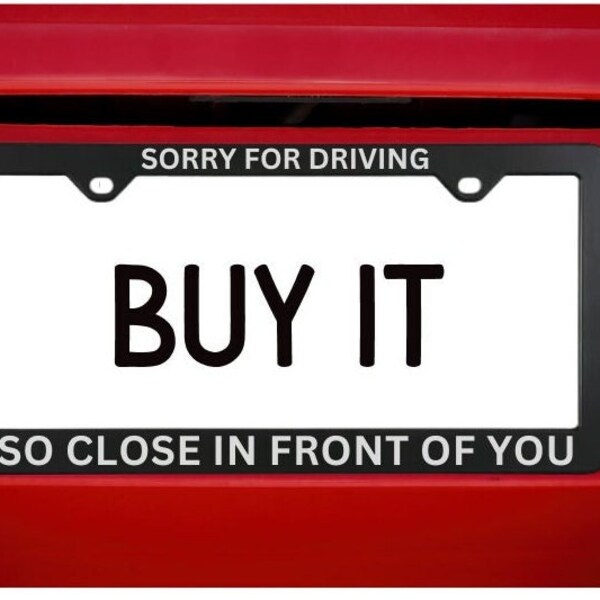 Engraved Front License Plate - Etsy