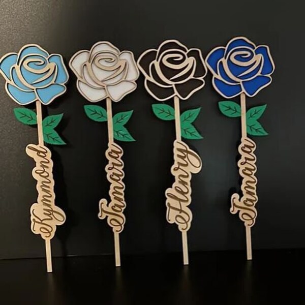 Wooden Rose - Etsy