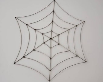 Metal Spider Web Sculpture - Etsy