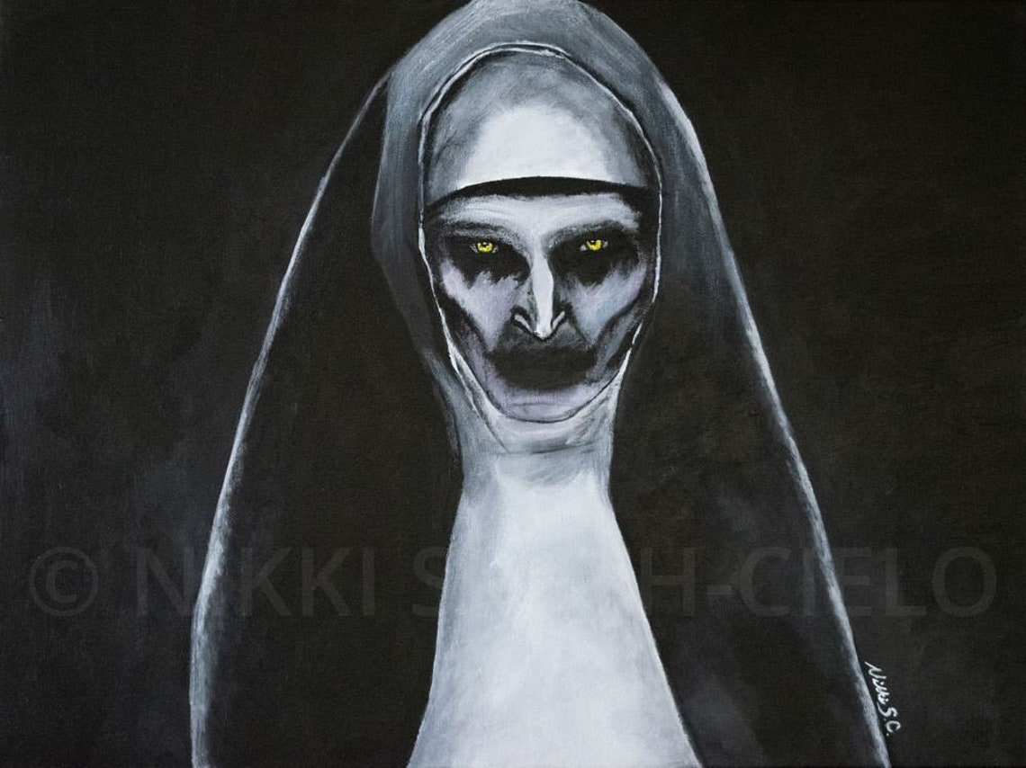 The Nun Valak the Conjuring 11x14 Acrylic - Etsy Singapore
