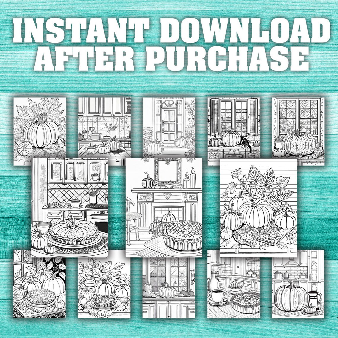 32 !digital! Cute Pumpkin Themed Coloring Pages, Printable Mindset ...