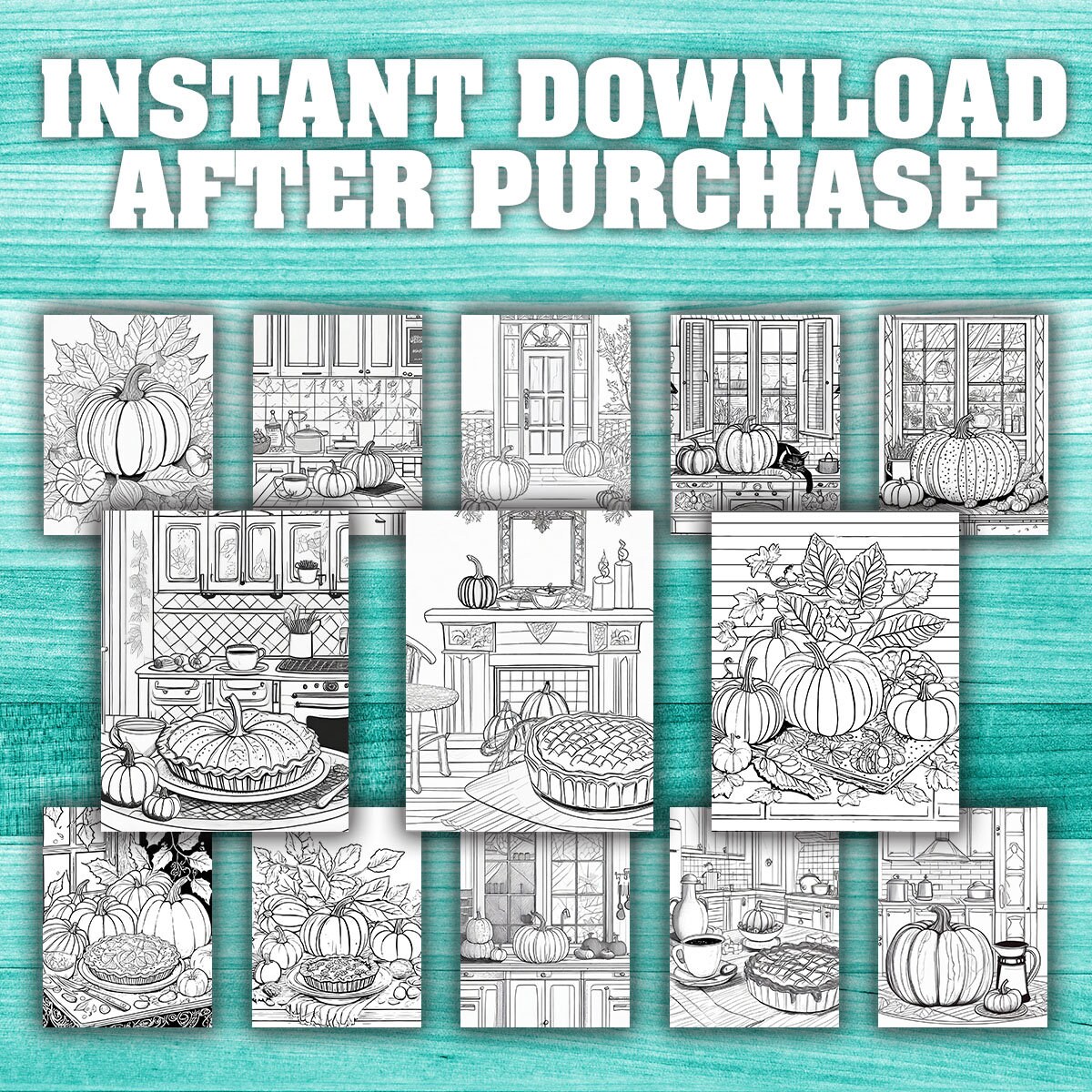 32 !digital! Cute Pumpkin Themed Coloring Pages, Printable Mindset ...