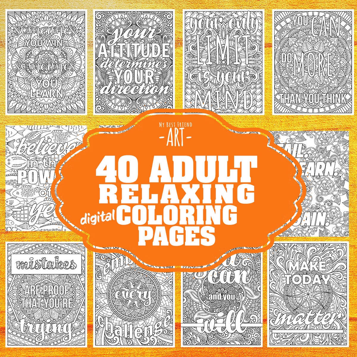 Mistakes Are Proof That You Are Trying Coloring Page