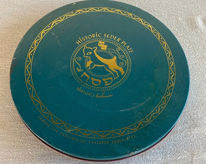 Barton’s Bonbonniere Historic Seder Plate / Metal Tin / 50's & 60's ...