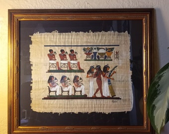 Framed Egyptian Papyrus Art - Etsy