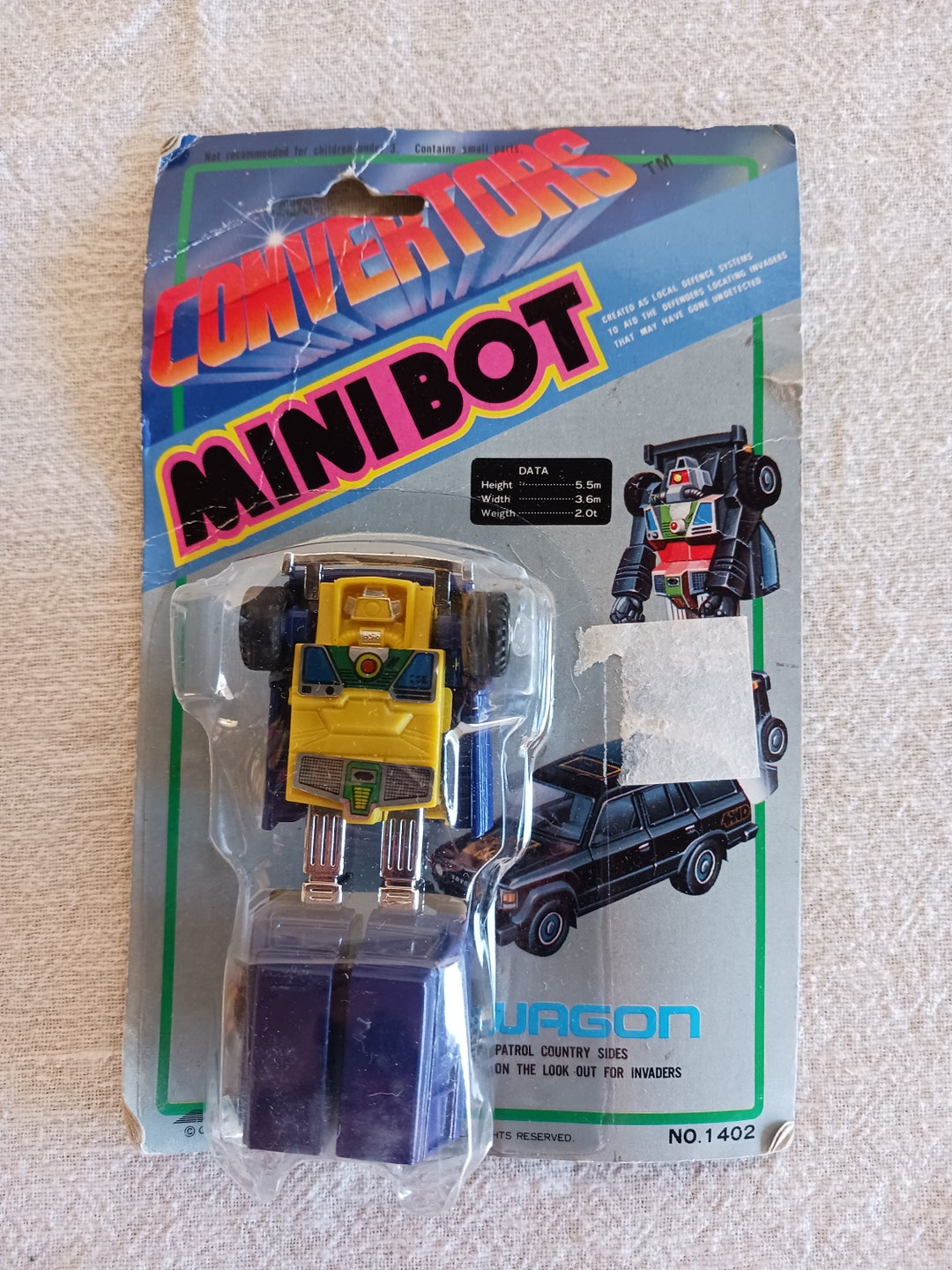 Converters Mini Bot / Robot to Car / 80's Fashion / Vintage - Etsy