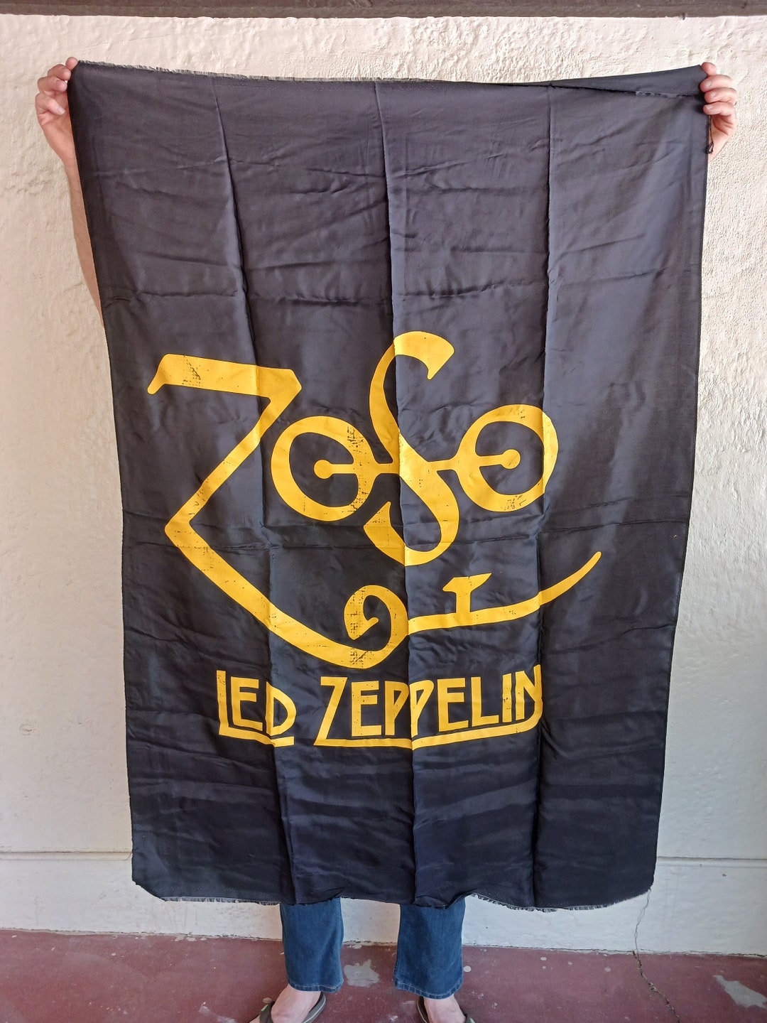 Led Zeppelin Tapestry Banner Wall Hanging / 38" X 55" / 80's Fashion ...