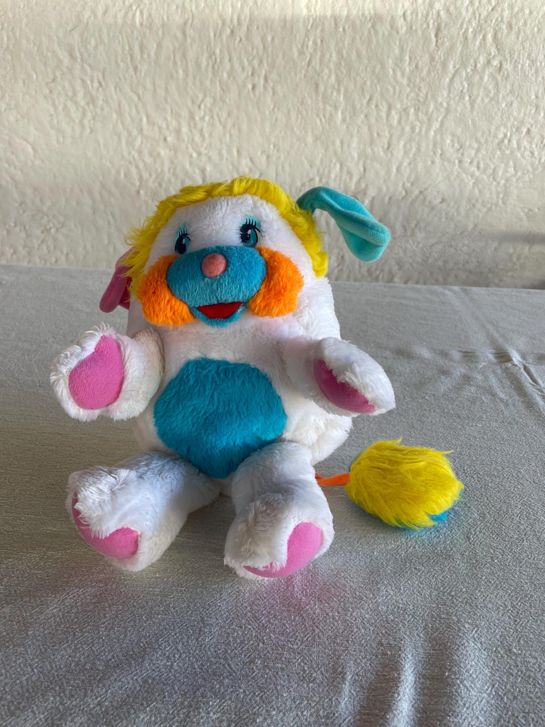 White Popples Puffball Stuffed Animal / Medium / 1980's / Vintage - Etsy