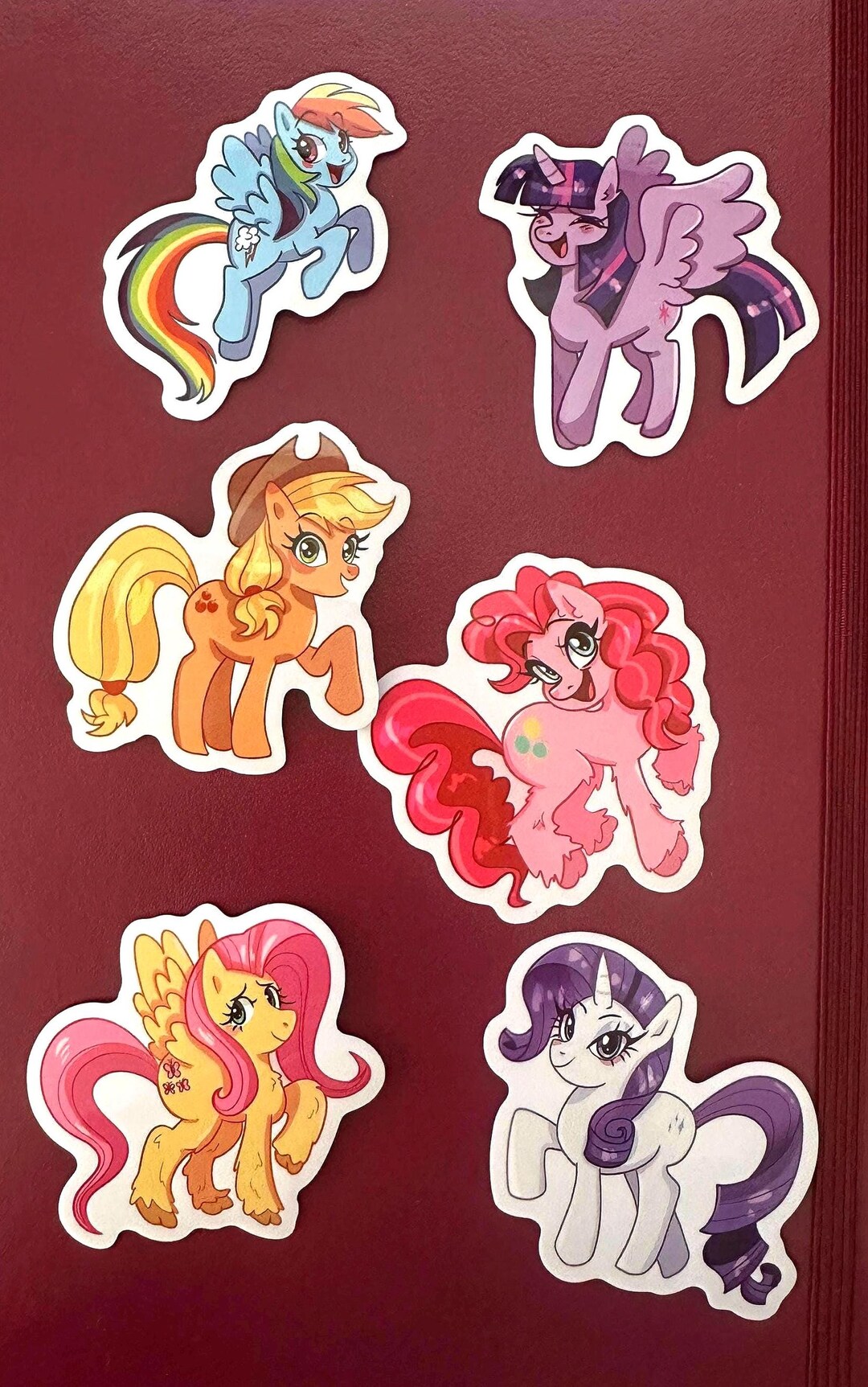 MLP STICKERS MANE 6 - Etsy