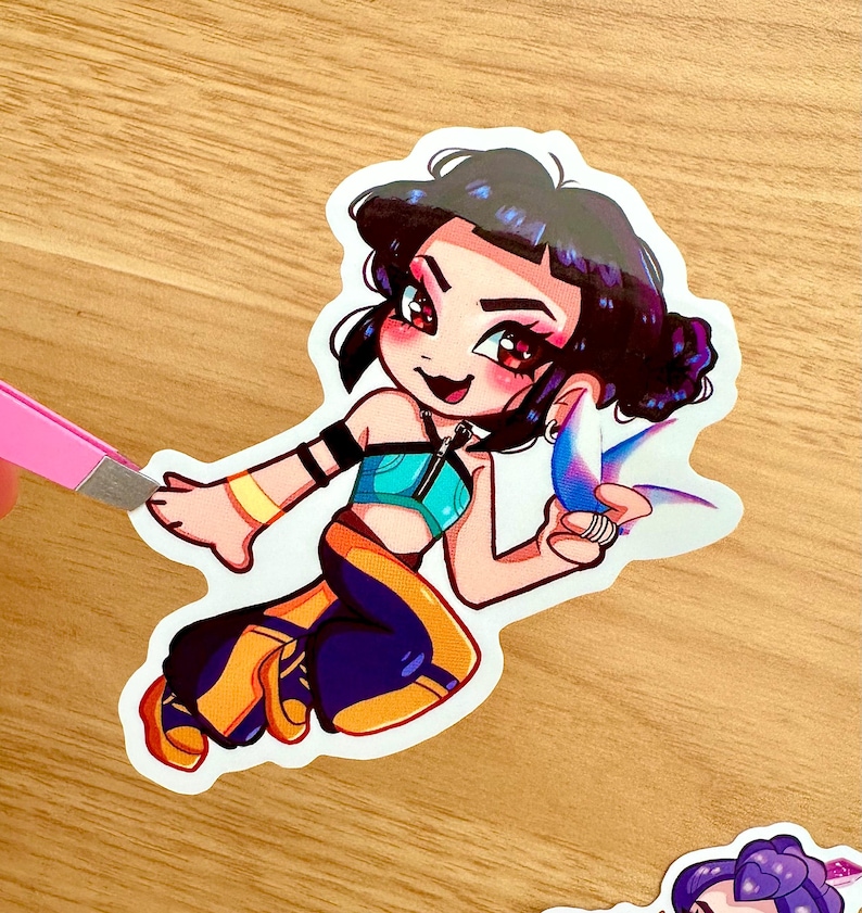 KPOP Demon Hunters | HUNTRIX Chibi Stickers - Etsy