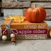 Fall Book Stack Wooden Books Fall Decor Autumn Books - Etsy