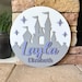 Custom Princess Castle Name Sign: Laser Cut Wood Nursery Decor - Etsy