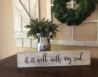 It is well sign | Etsy