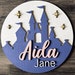 Custom Princess Castle Name Sign: Laser Cut Wood Nursery Decor - Etsy
