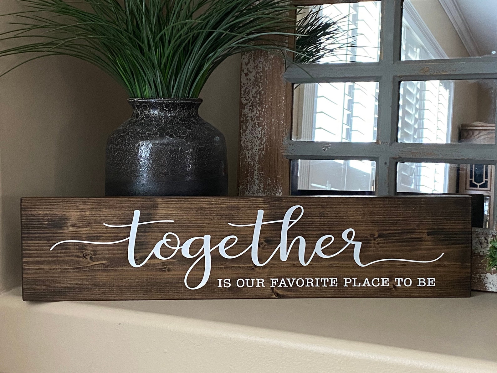 Together is Our Favorite Place to Be Wood Sign Family Signs - Etsy
