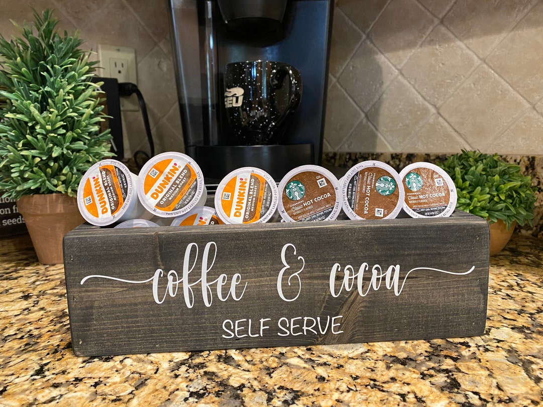 Coffee and Cocoa Box Coffee Bar Decor Coffee an Cocoa Bar - Etsy