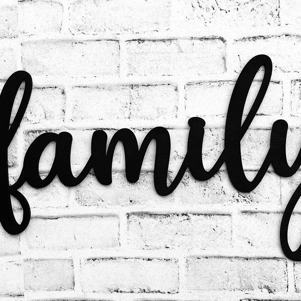 Large Family Room Sign - Etsy