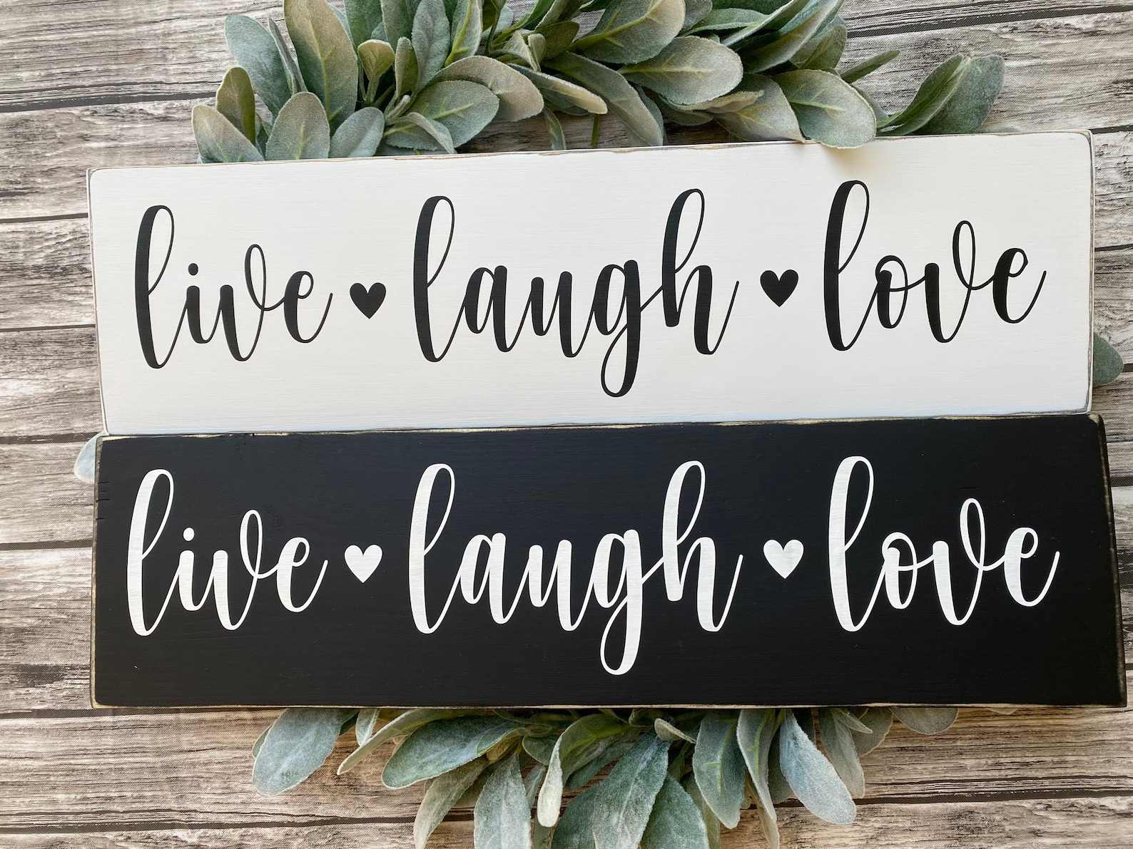 Live Laugh Love Sign Wooden Sign Home Decor Farmhouse Sign - Etsy