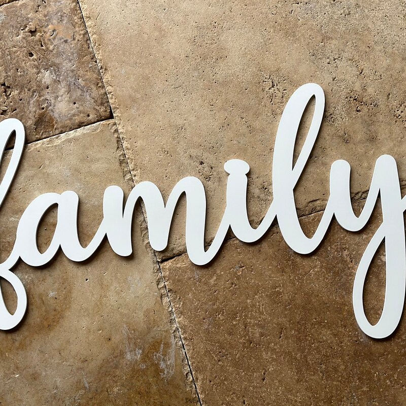 Wood Family Cutout - Etsy