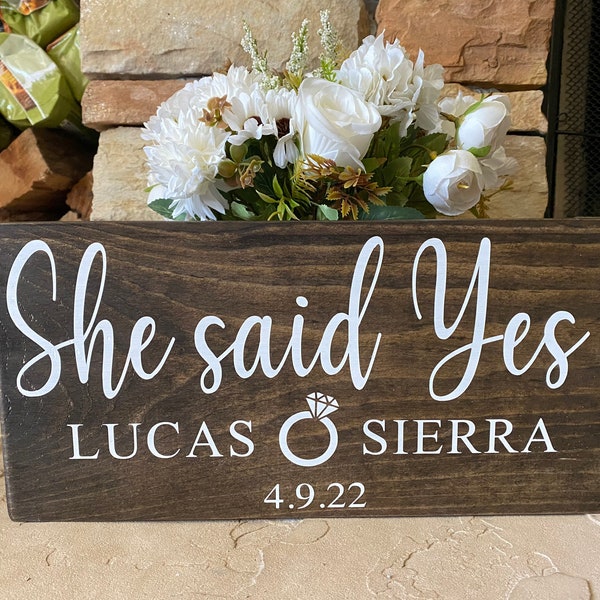 She Said Yes - Etsy