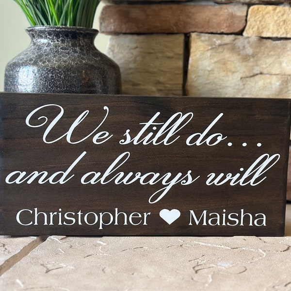 Vow Renewal Ceremony Sign - Etsy
