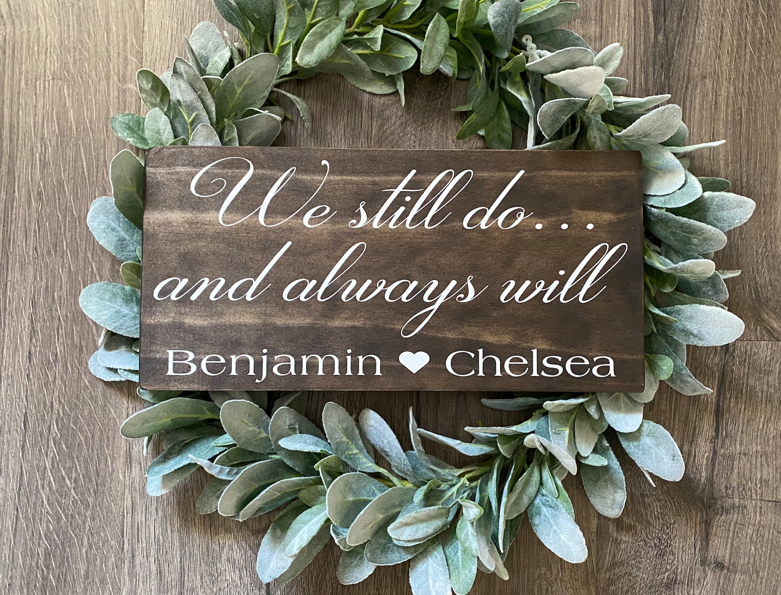 We Still Do and Always Will Sign Vow Renewal Sign - Etsy