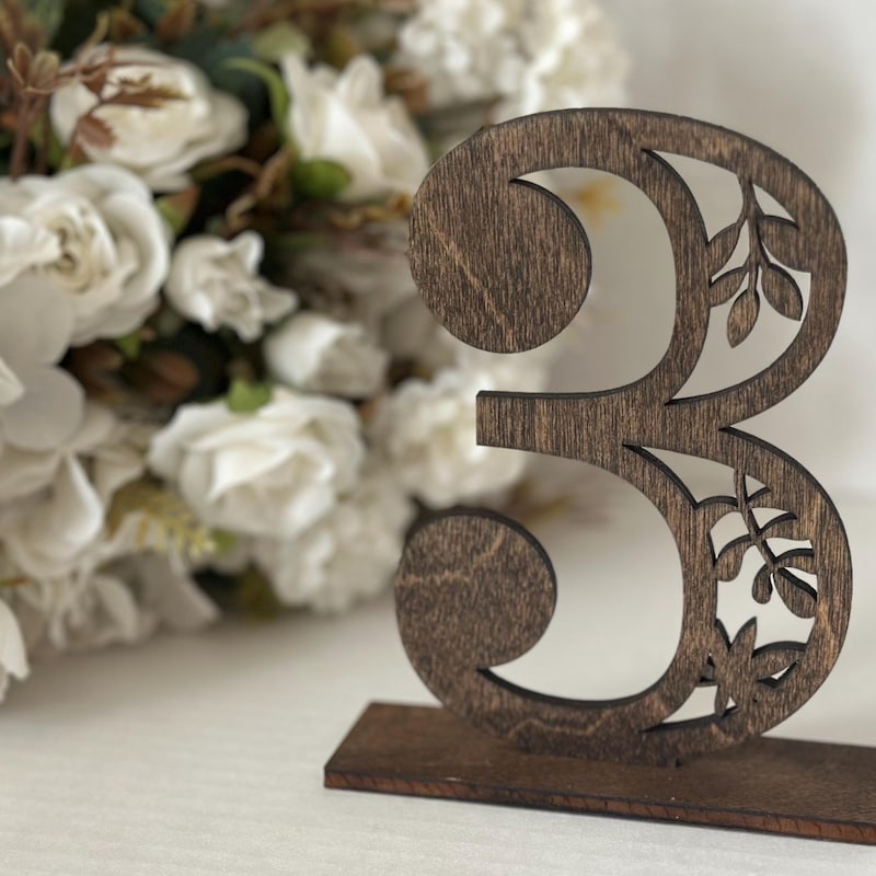 Rustic Table Numbers - Etsy