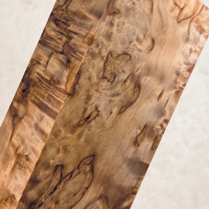Stabilized Curly Karelian Birch | Knife Handle | Rare / 21E - Etsy