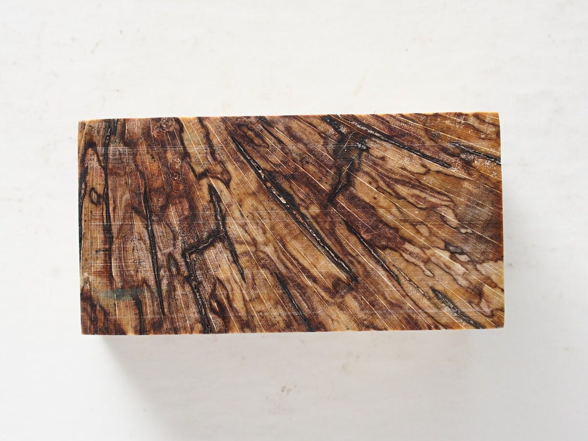 Stabilized Spalted Ash Wood | Knife Handle Material | Rare | Natural ...