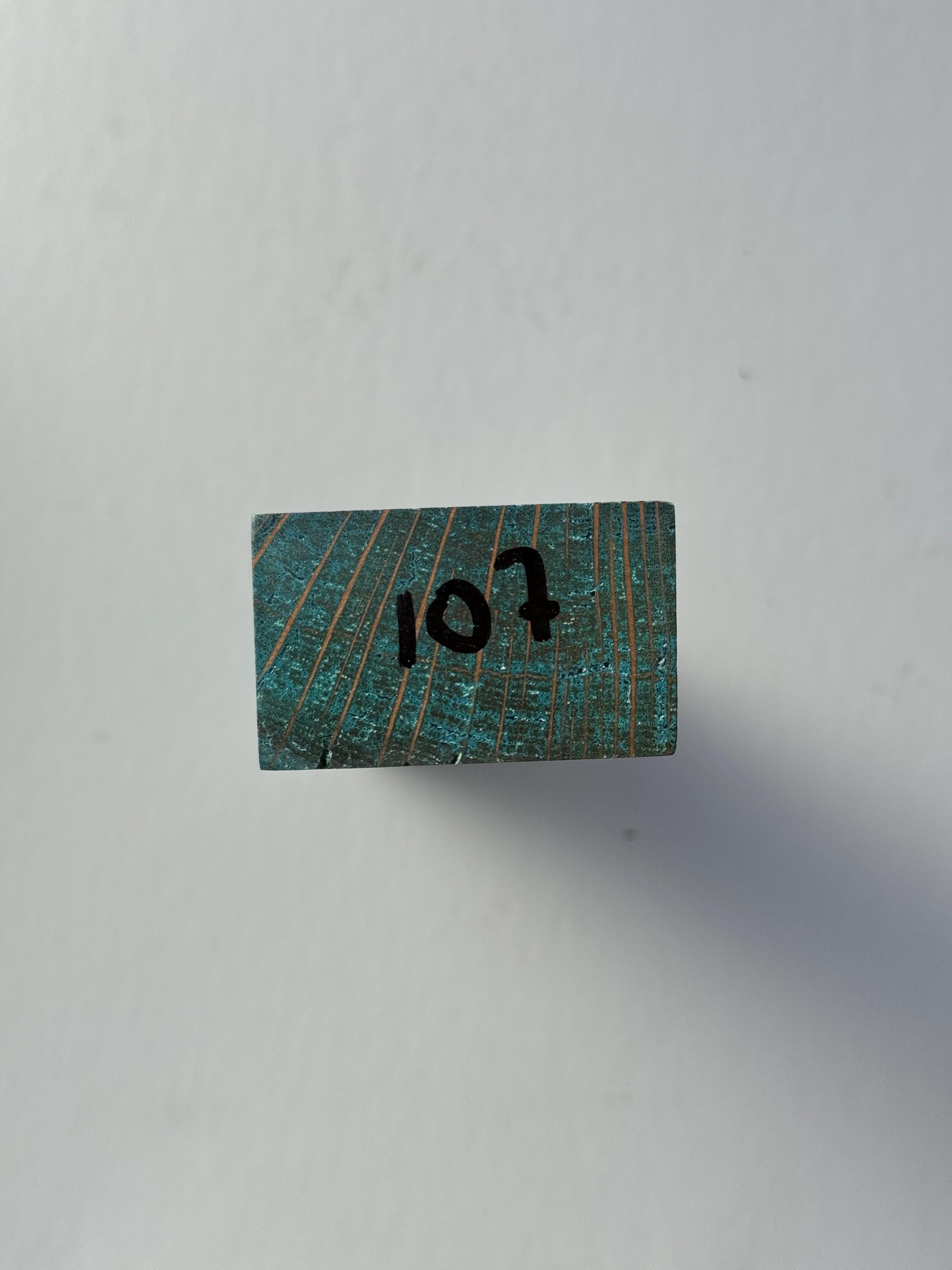 Stabilized Sycamore Wood | Knife Handle Material | Rare | Teal Green ...