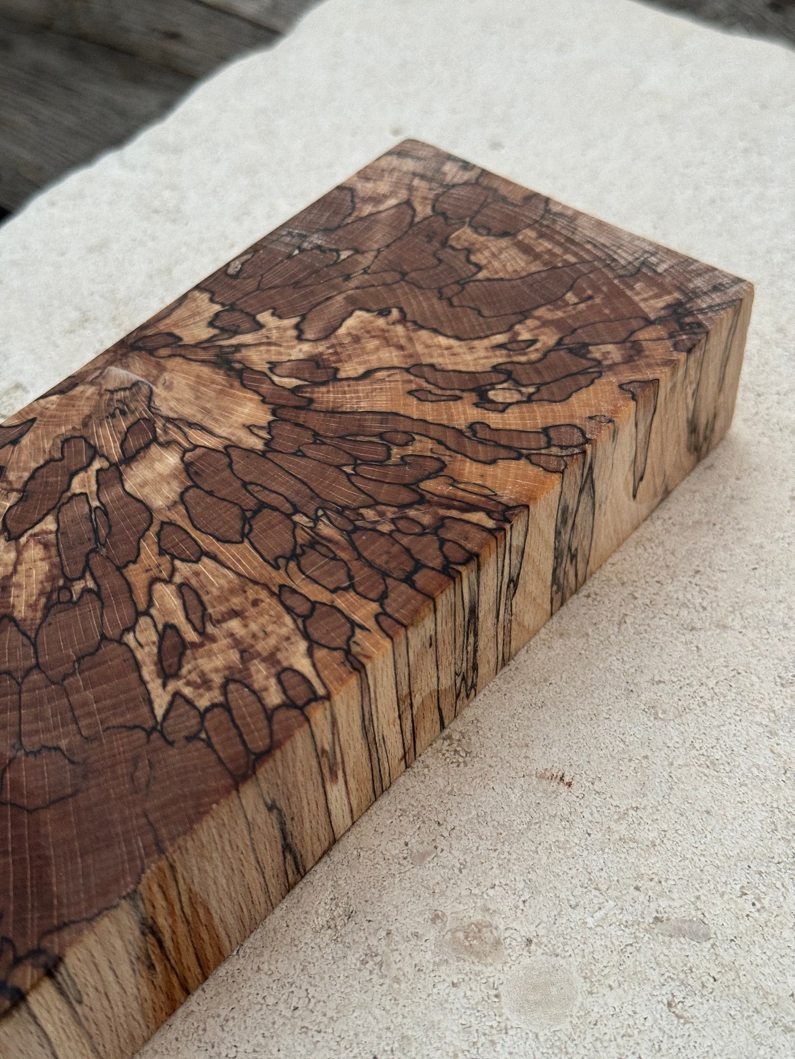 Stabilized Spalted Beech Wood | Knife Handle Material | Rare | Natural ...