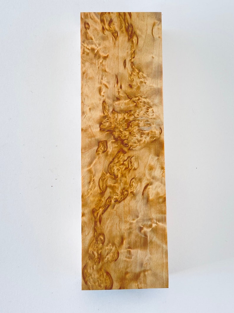 Stabilized Curly Karelian Birch | Knife Handle | Rare / 28E - Etsy