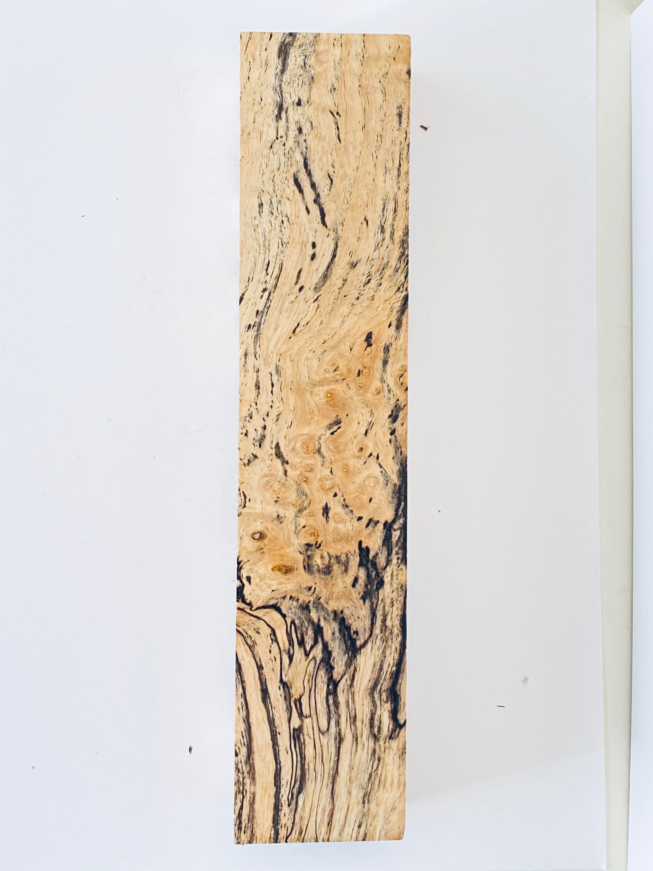 Stabilized Spalted Ash Wood Burl | Knife Handle Material | Rare ...