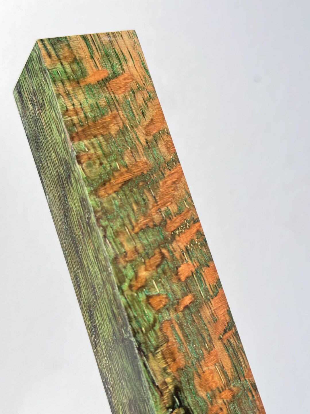 Stabilized Sycamore | Knife Handle Material | Rare | Green | 115 - Etsy